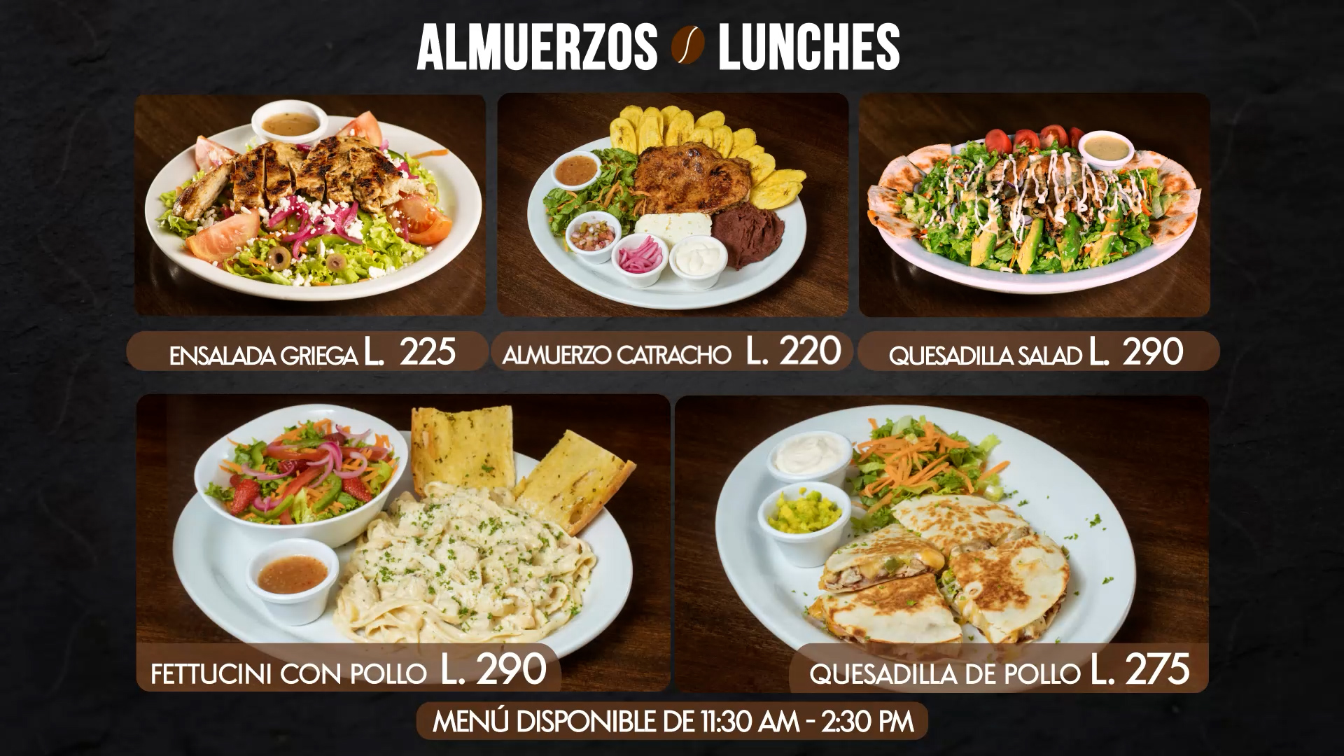 Almuerzos/Lunches – Trio Café